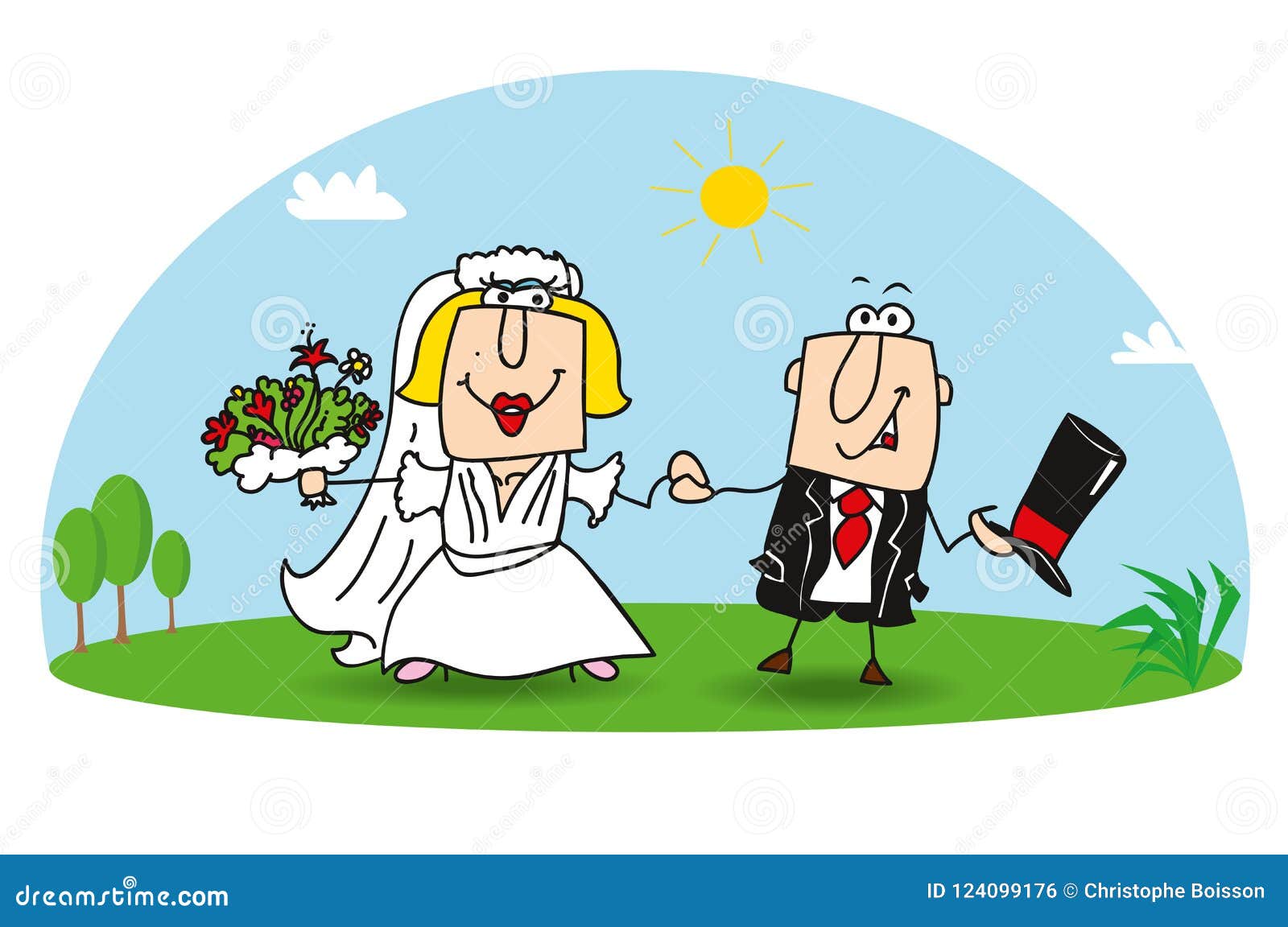 The nice weeding stock vector. Illustration of ceremony - 124099176