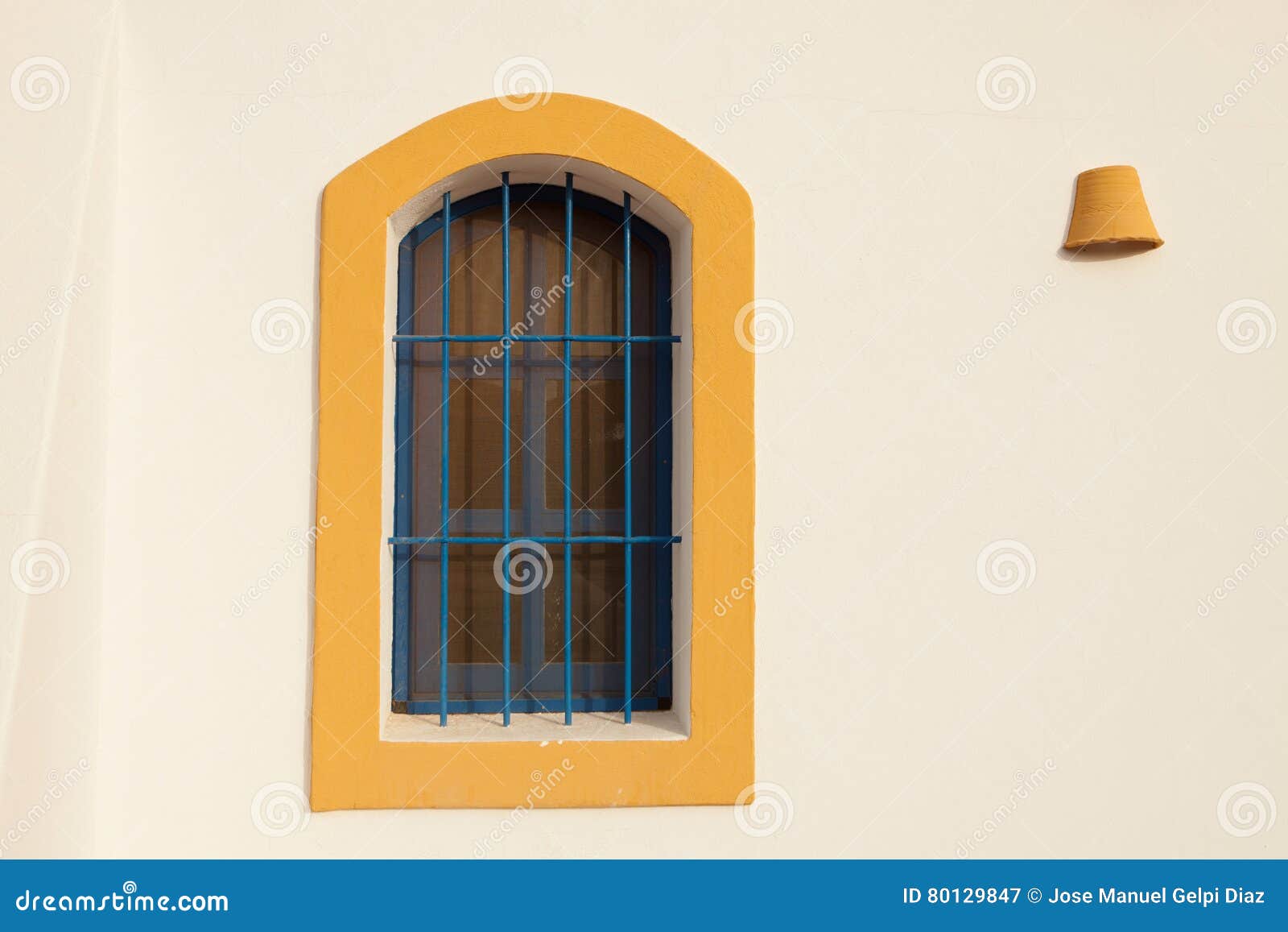 Nice Windows on Mediterranean House in Spain Stock Image - Image of ...
