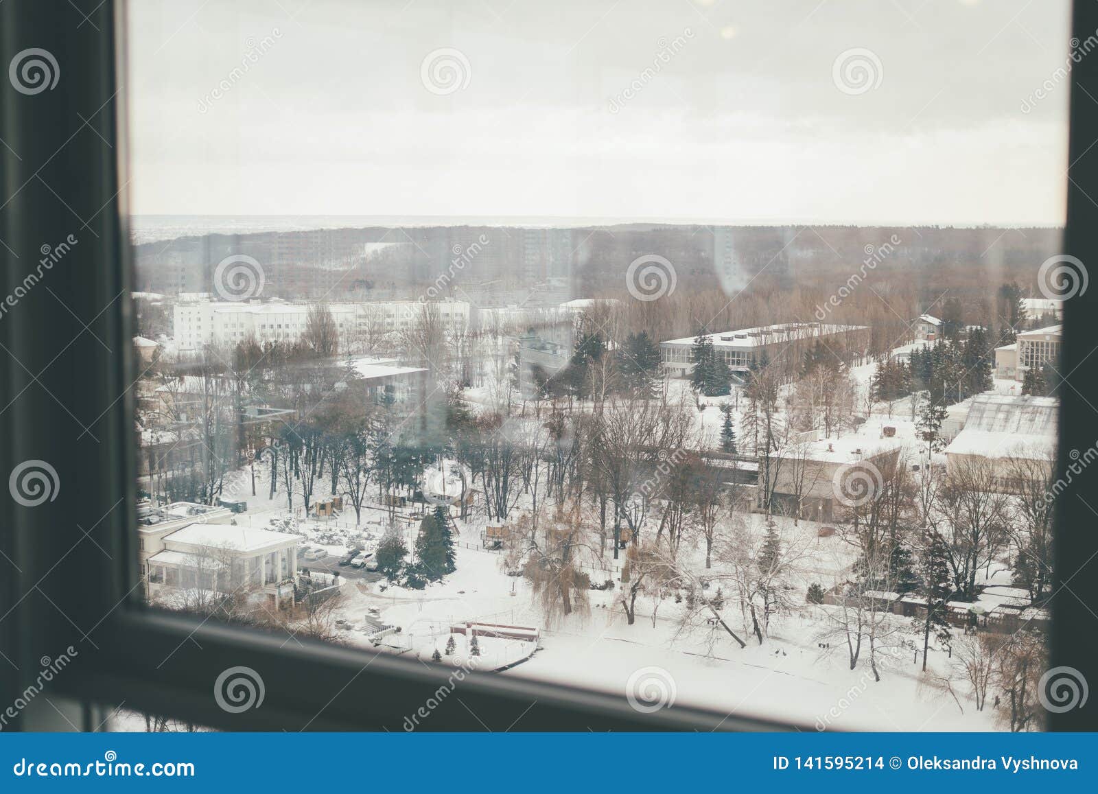 Nice Winter View from the Window Stock Photo - Image of beautiful ...