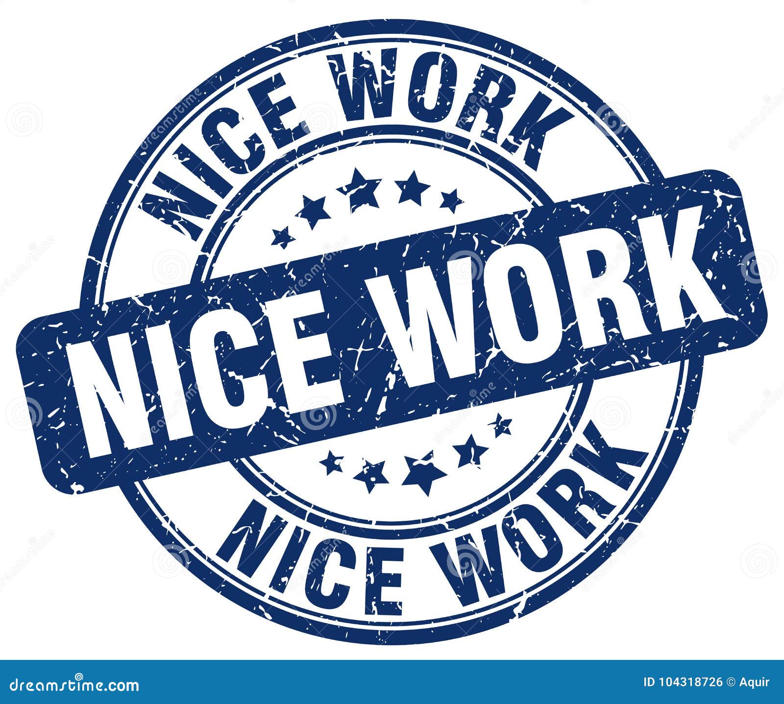 Nice work stamp stock vector. Illustration of nice, sticker - 104318726