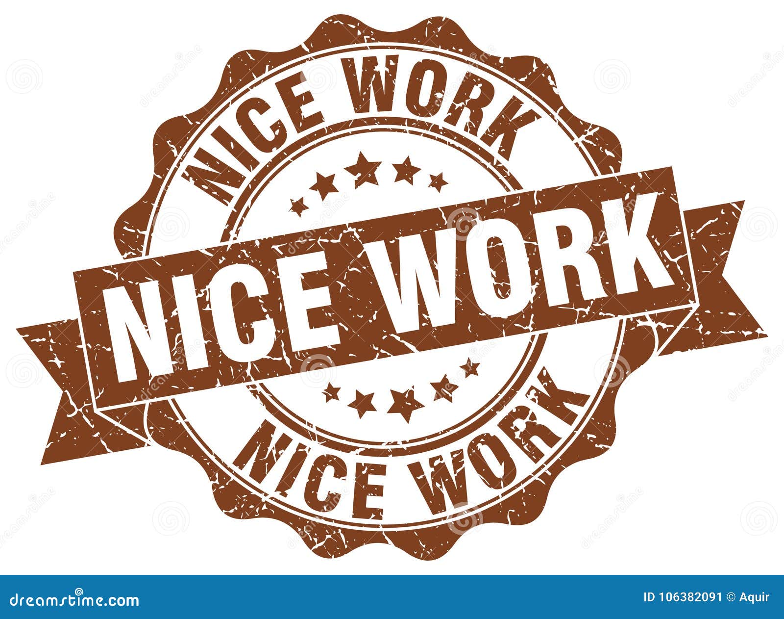 Nice work stamp stock vector. Illustration of grunge - 106382091