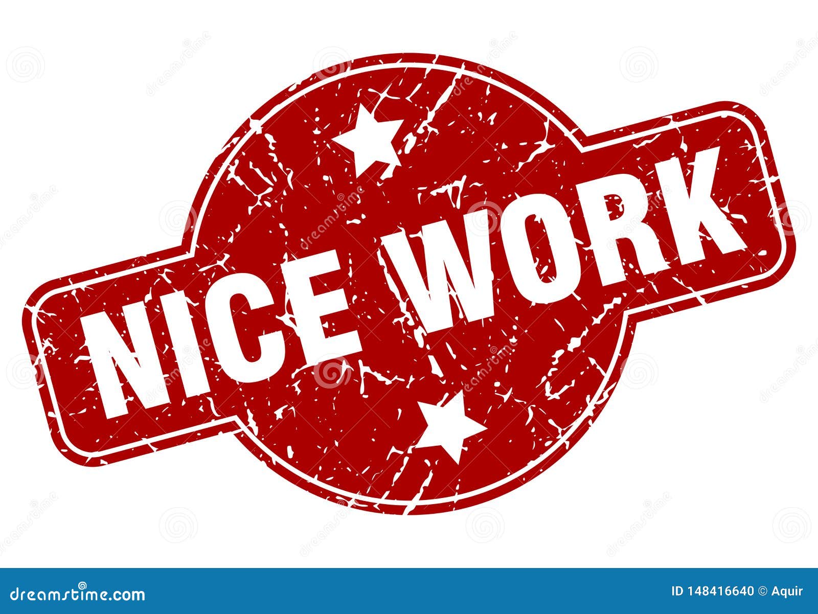 Nice work stamp stock vector. Illustration of sticker - 148416640