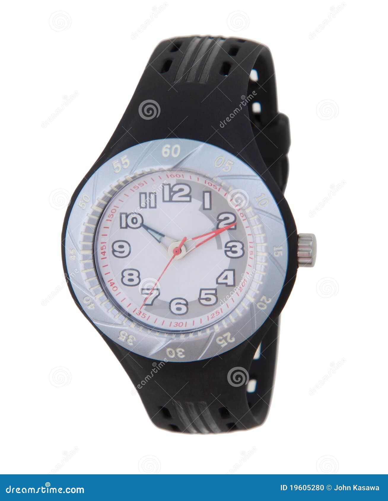 Nice wristwatch isolated stock photo. Image of background - 19605280