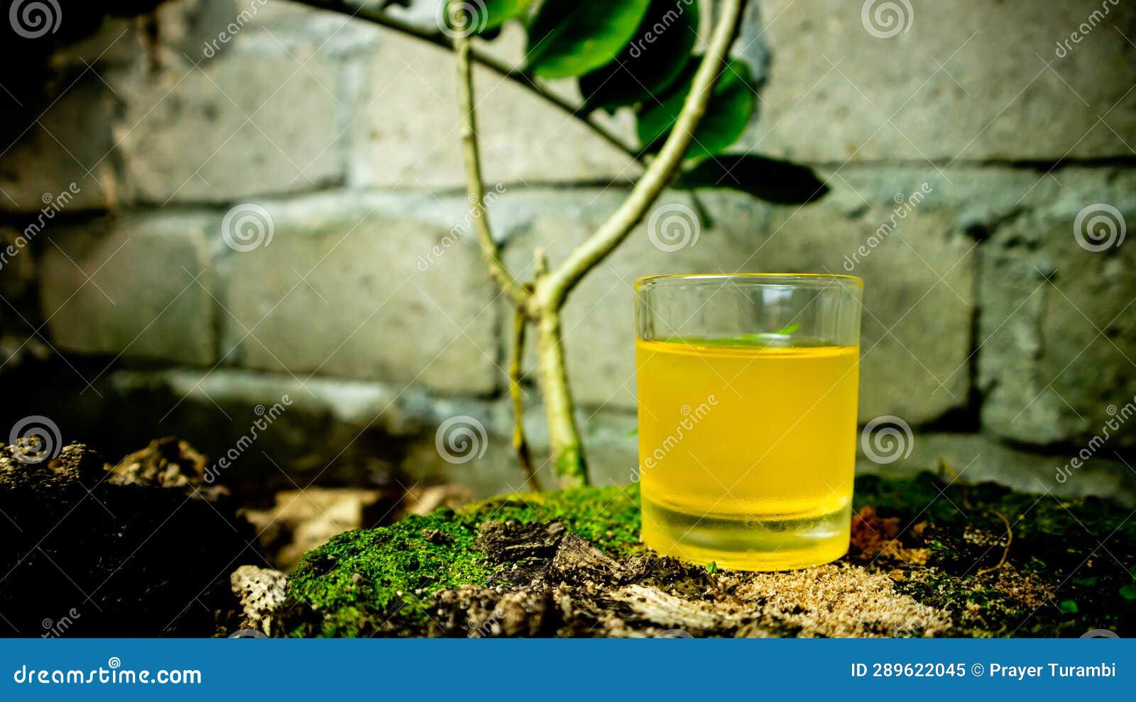 Nice Yellow Colored Drink in the Glass Stock Image - Image of nectar ...
