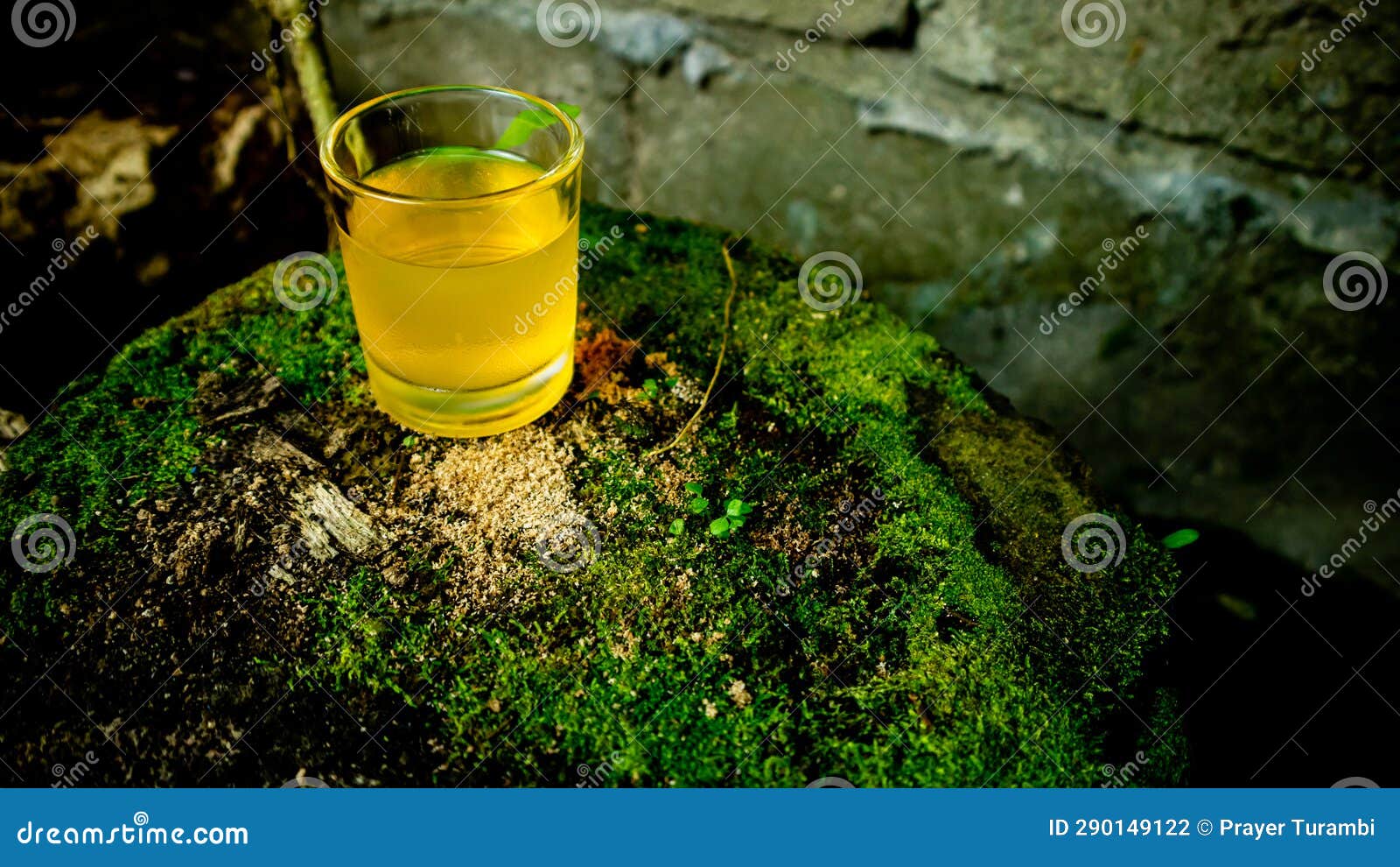 Nice Yellow Colored Drink in the Glass Stock Photo - Image of foodstuff ...