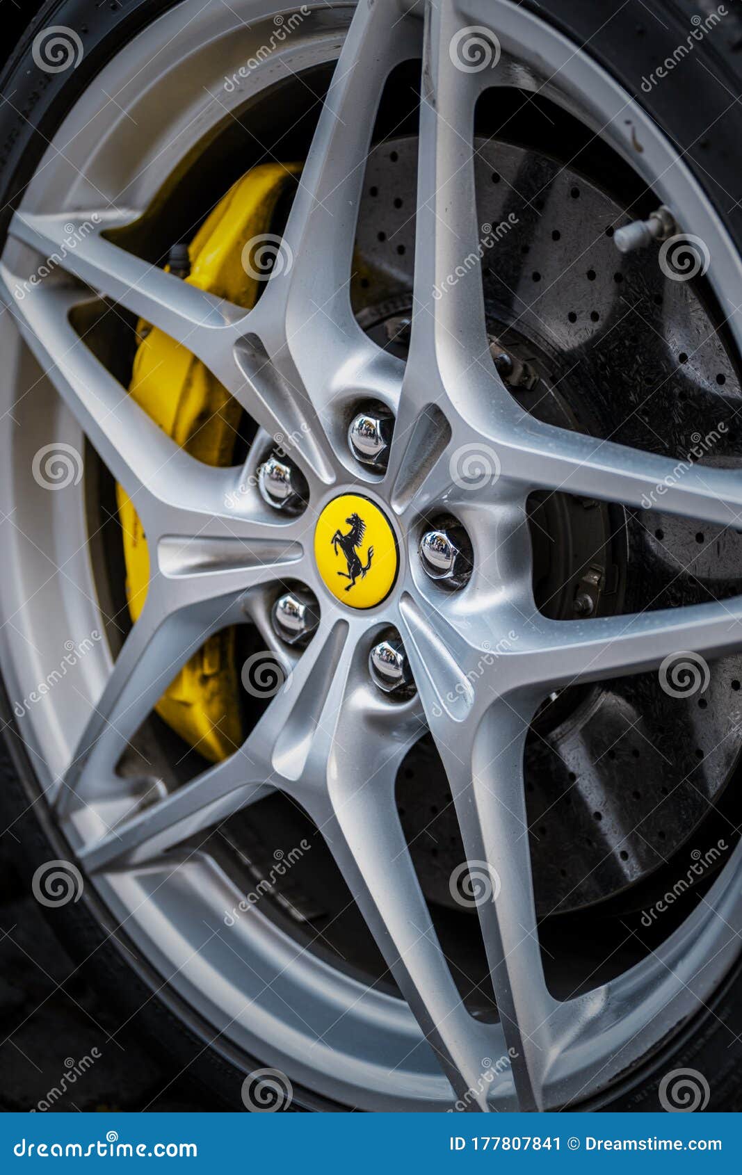 Ferrari Wheel Editorial Image | CartoonDealer.com #121517236