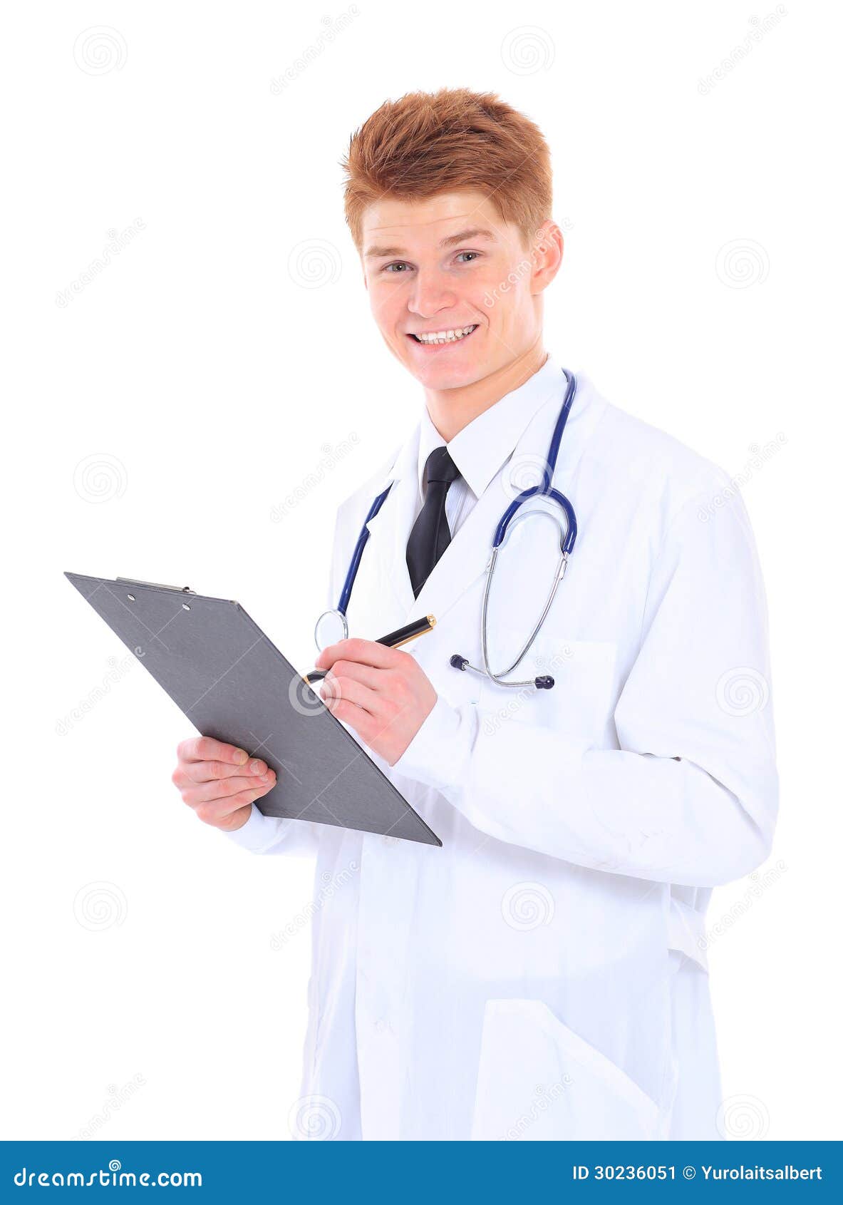 Nice young doctor stock image. Image of business, hospital - 30236051