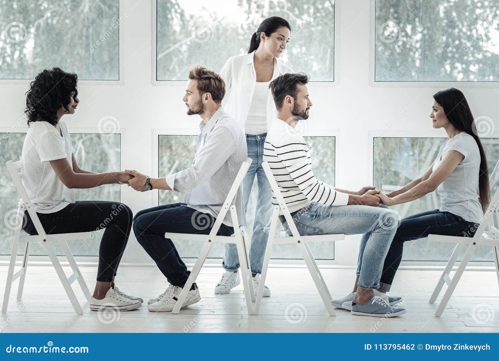 Nice Young People Taking Part in the Activity Stock Photo - Image of ...