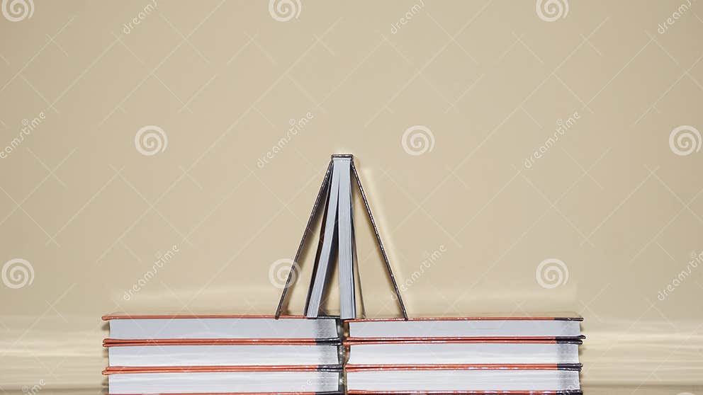 Nicely arranged books. stock image. Image of window - 212444015