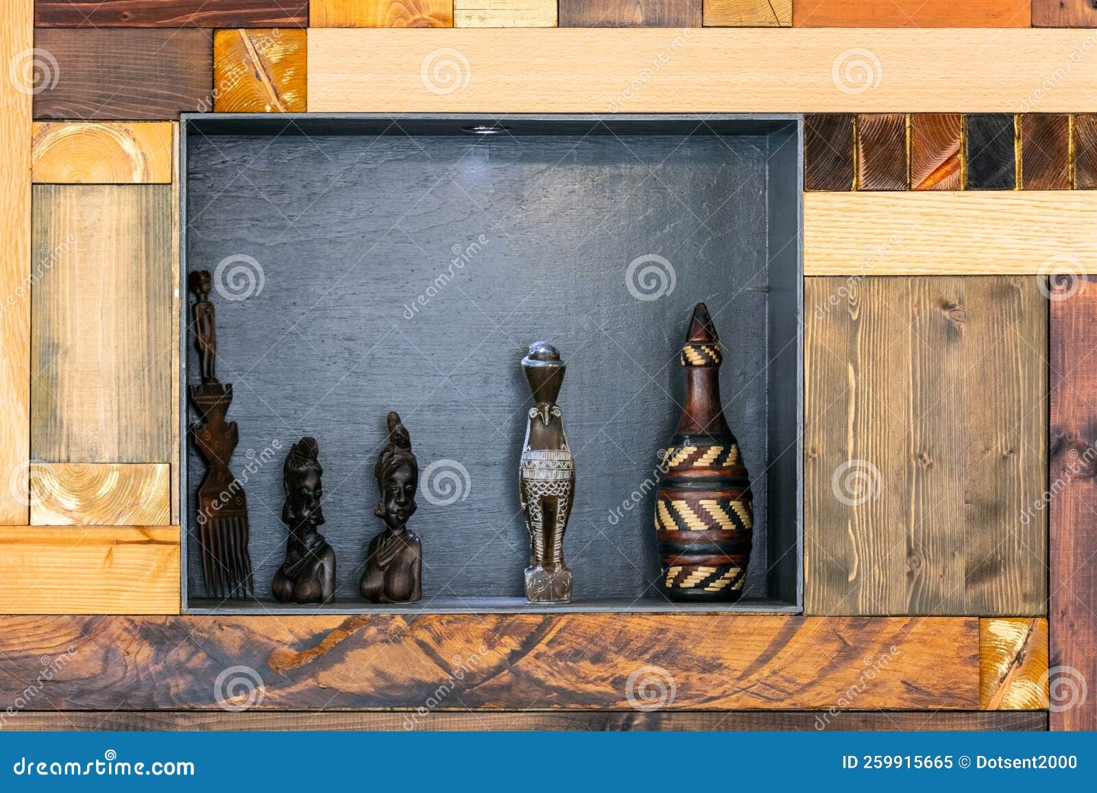 Niche with figures stock image. Image of people, closeup - 259915665