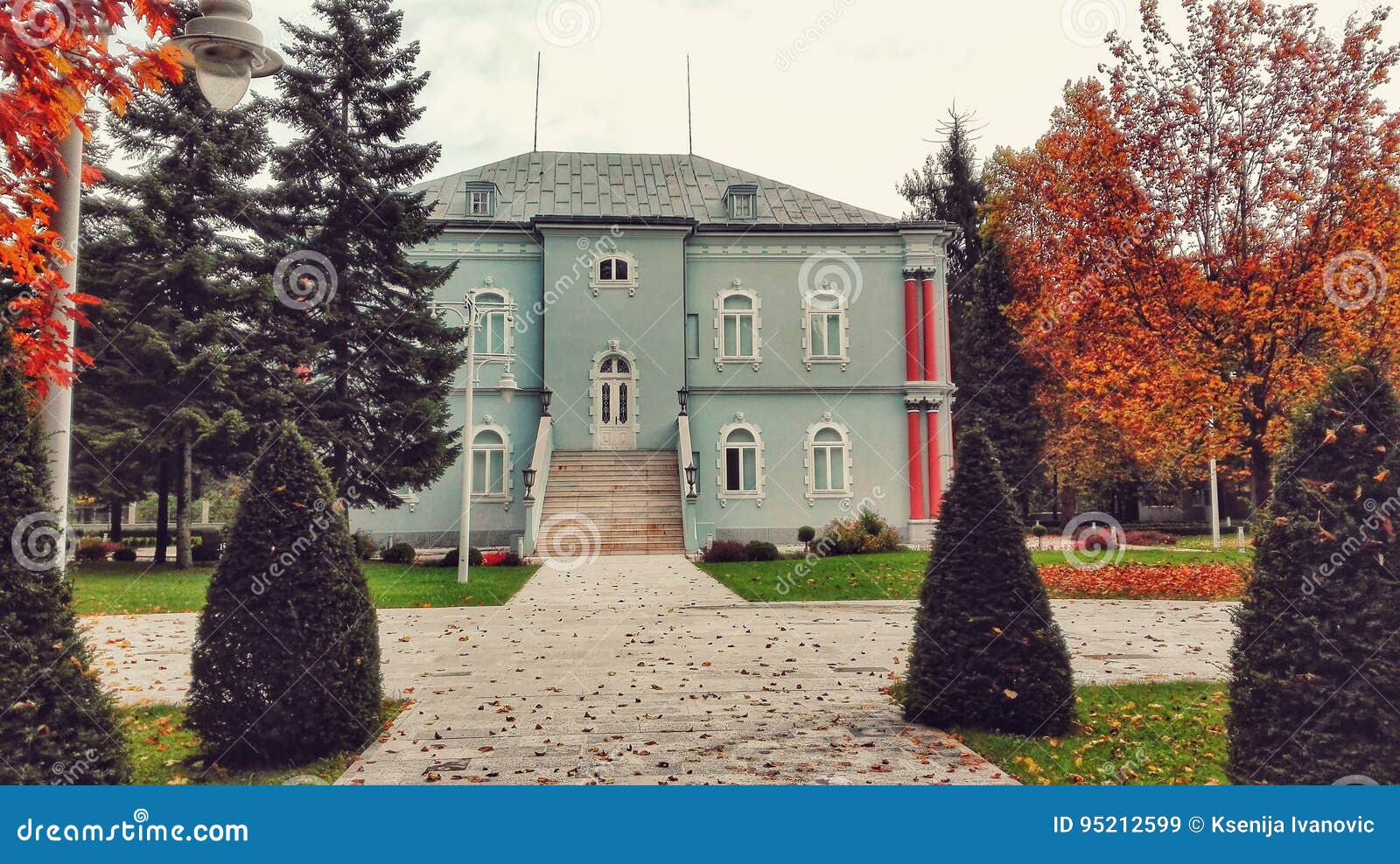 Nicholas castle stock image. Image of castle, autumn - 95212599