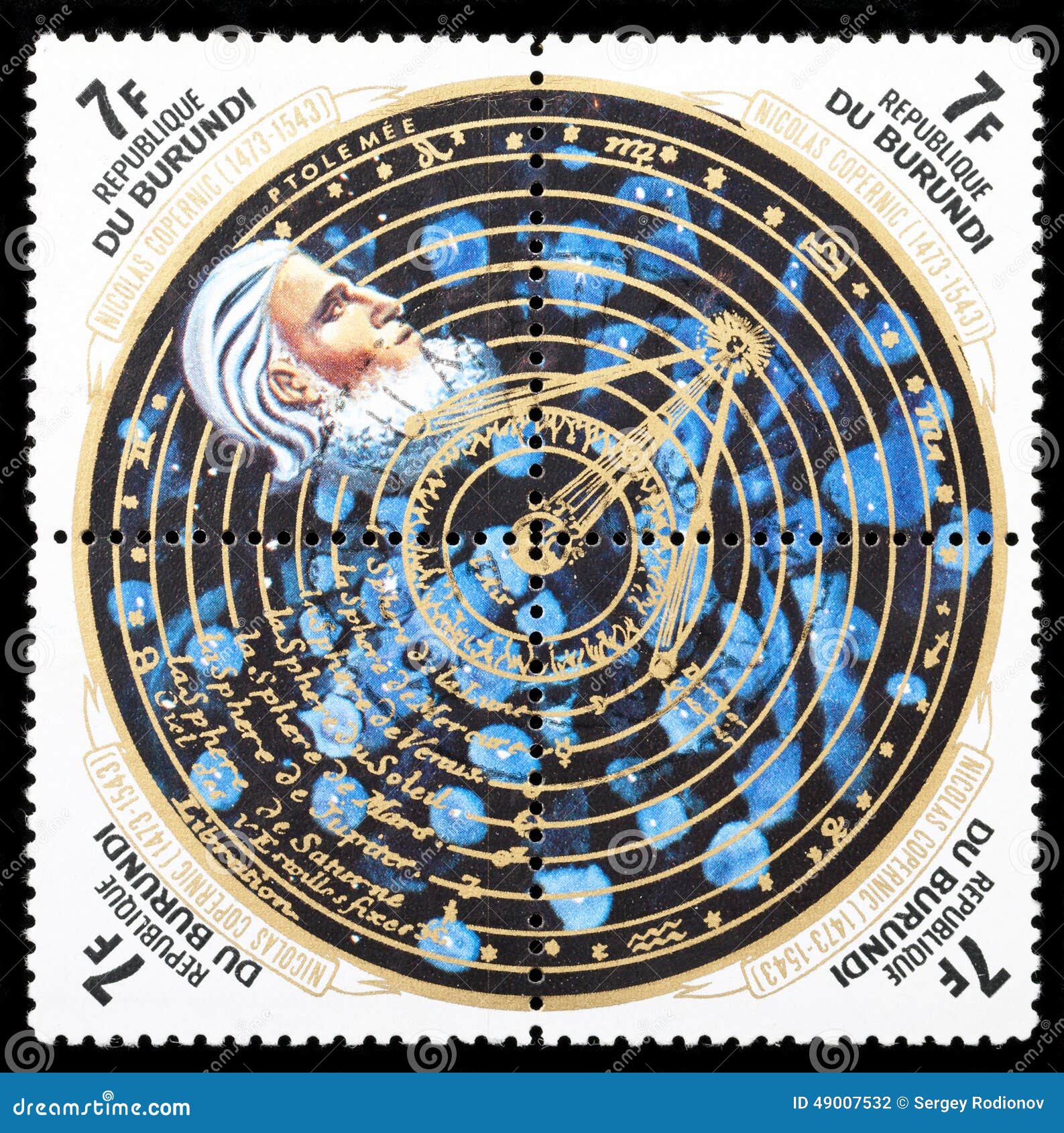 Nicholas Copernic Postage Stamp. Editorial Photography - Image of ...