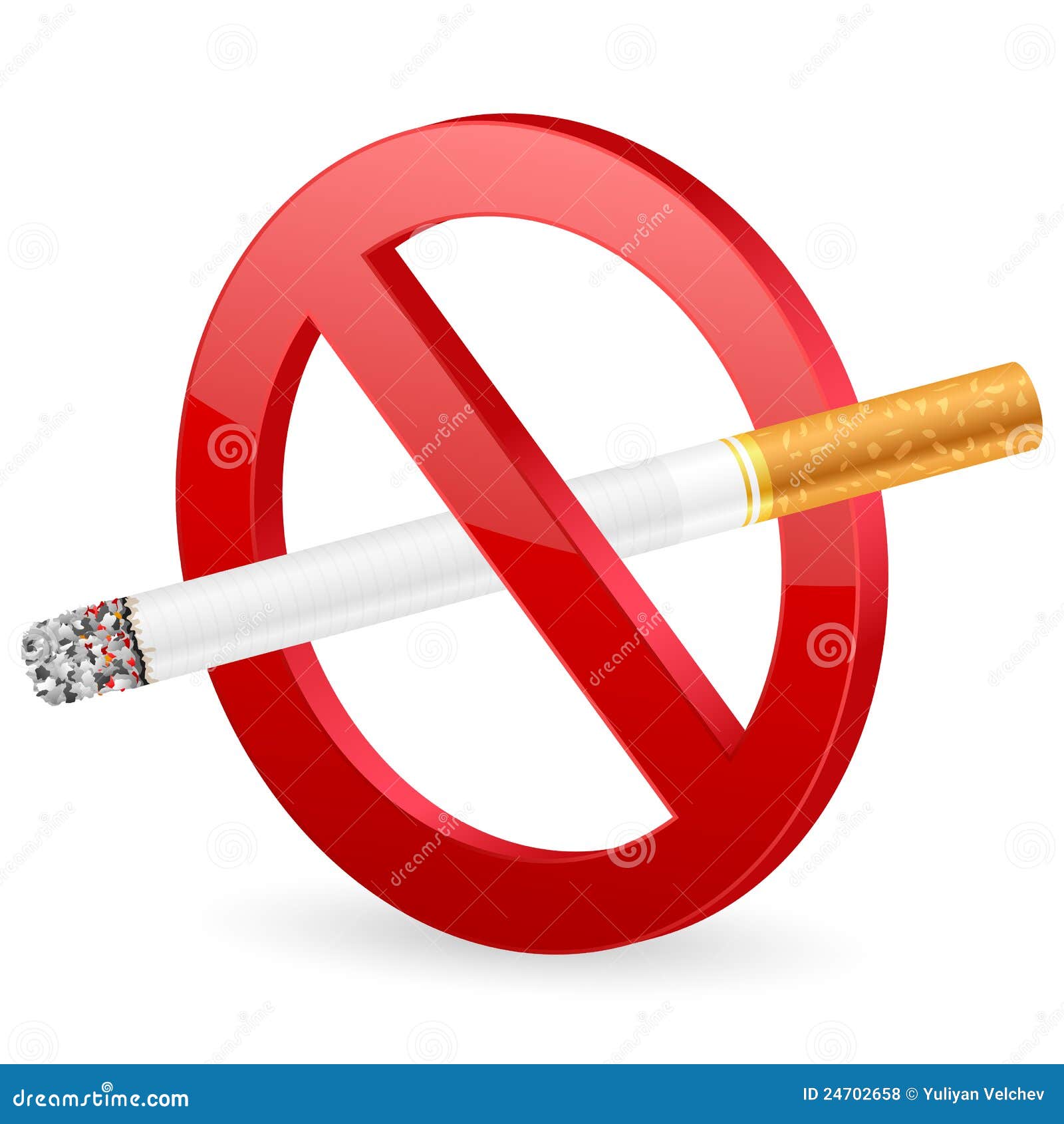 Nichtraucherzeichen vektor abbildung. Illustration von abbildung - 24702658