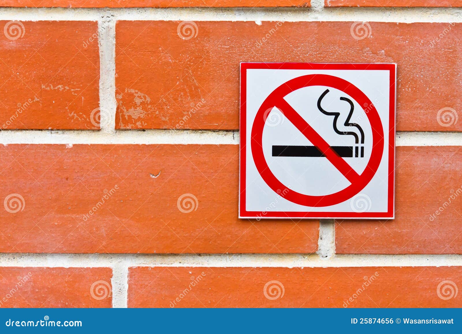 Nichtraucherzeichen stockfoto. Bild von öffentlichkeit - 25874656