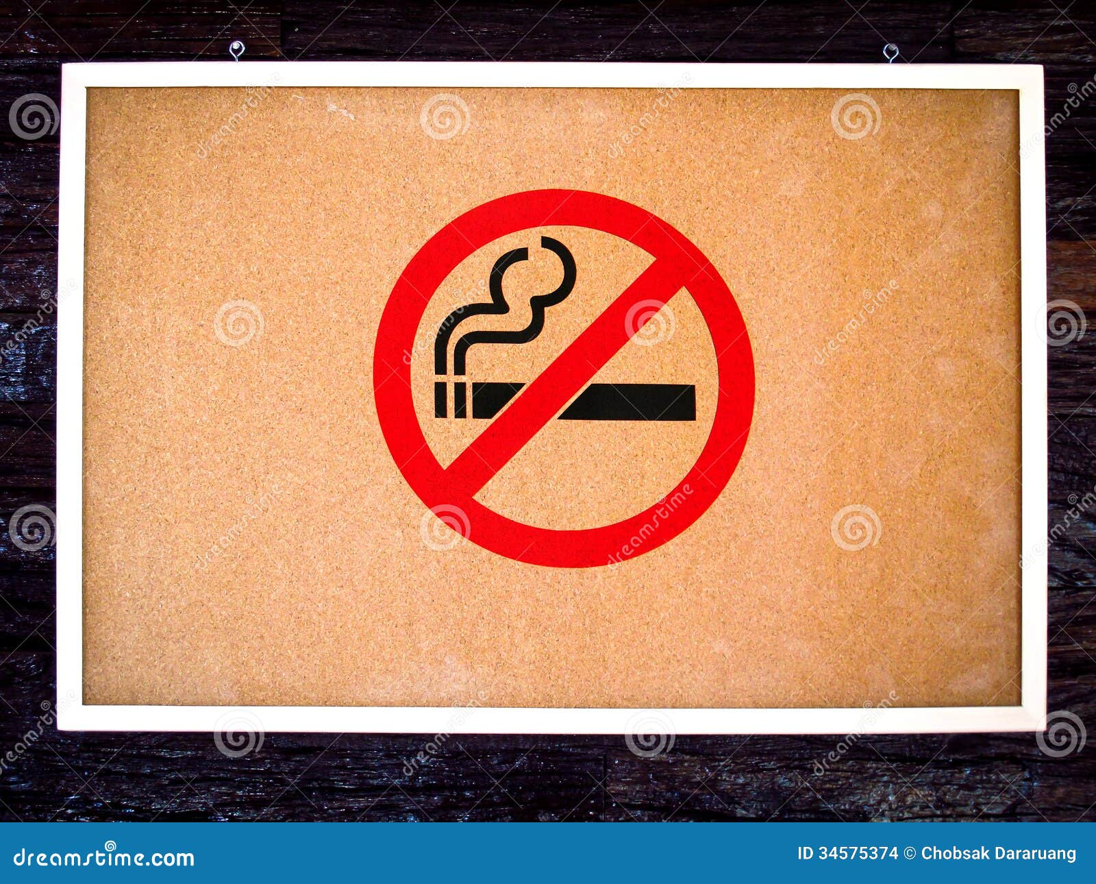 Nichtraucherzeichen stockfoto. Bild von beschaffenheit - 34575374