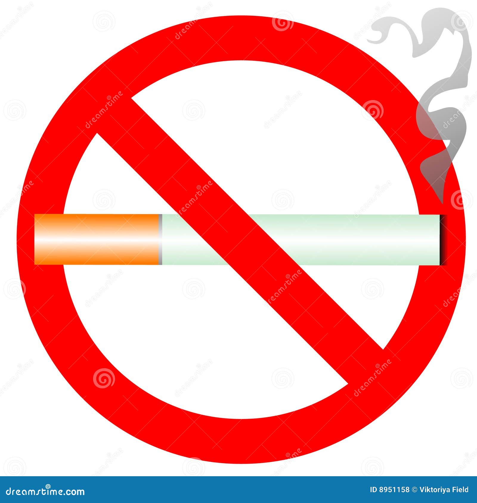 Nichtraucherzeichen vektor abbildung. Illustration von graphik - 8951158