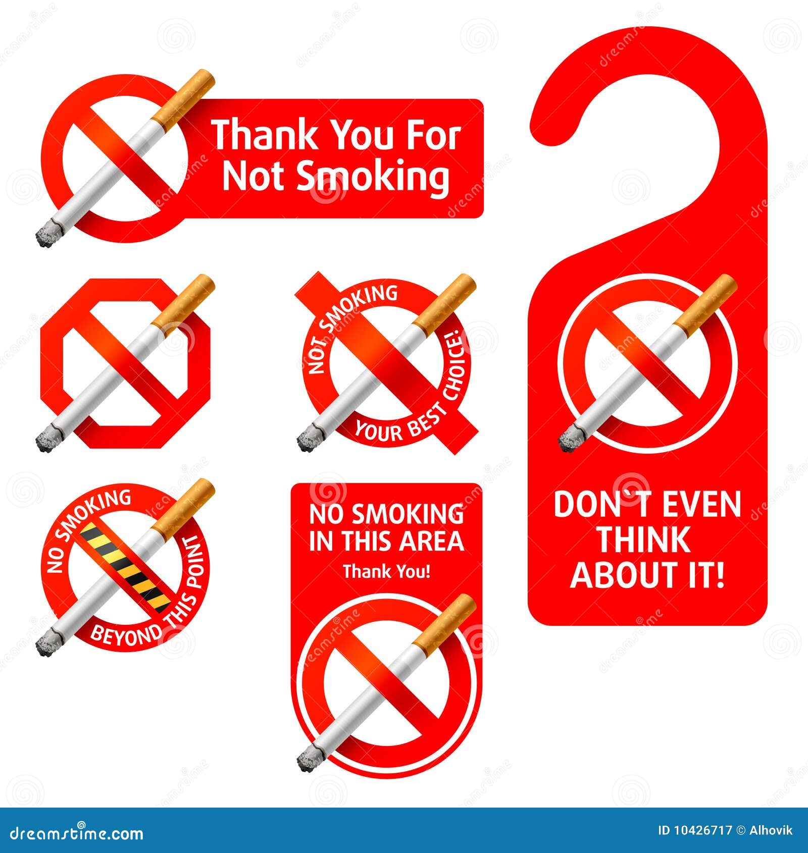 Nichtraucherzeichen. Vektor. Vektor Abbildung - Illustration von ...