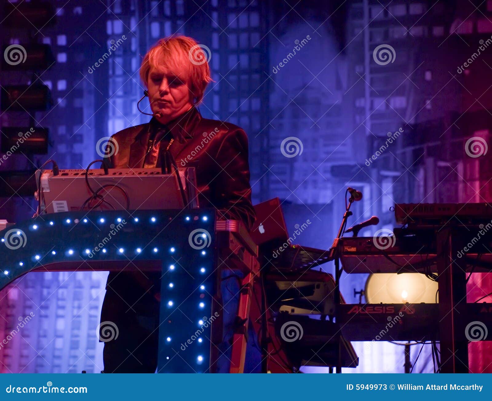 Nick Rhodes editorial stock photo. Image of tour, dance - 5949973