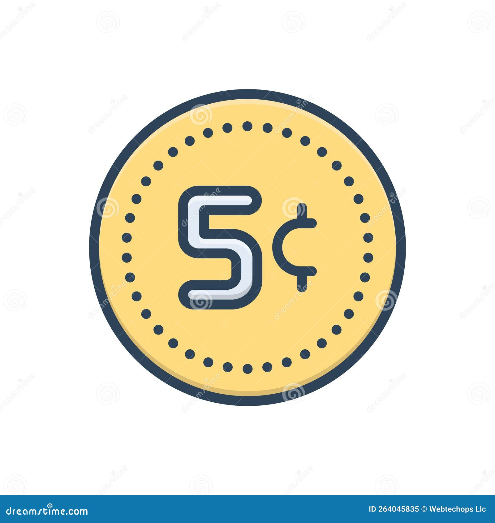 Color Illustration Icon for Nickel, Atom and Atomic Stock Vector ...