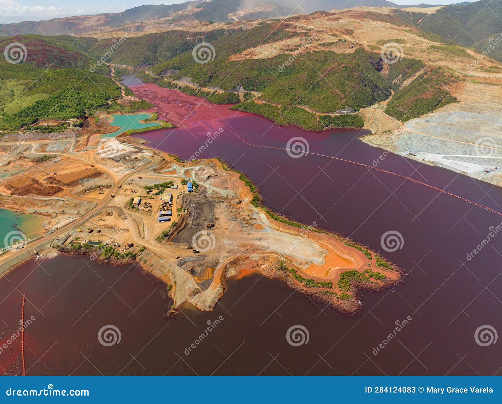 Nickel Mining in the Philippines. Stock Image - Image of pollution ...