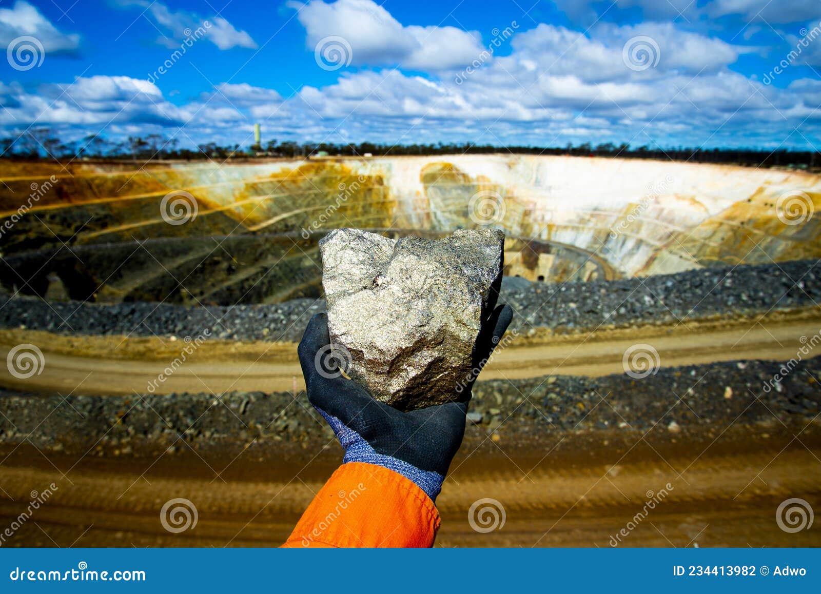 Nickel Ore Rock stock photo. Image of sulphide, white - 234413982