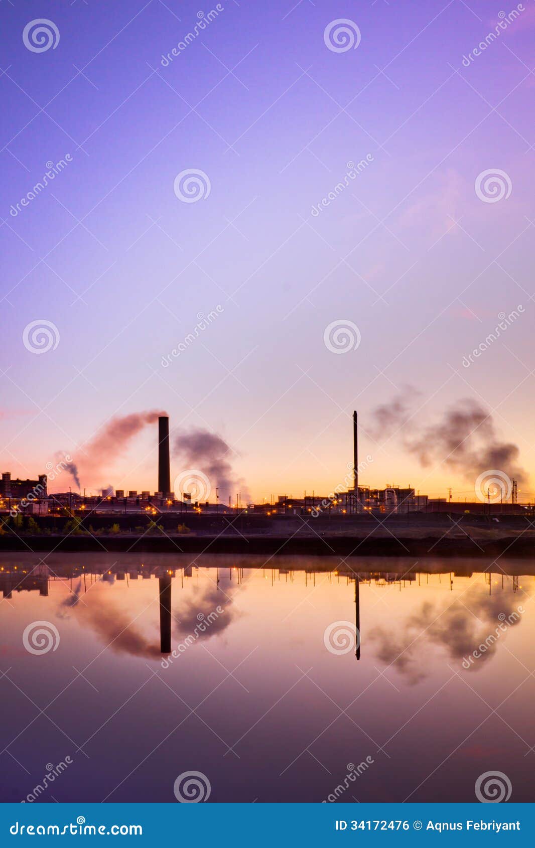 Nickel Plant stock photo. Image of emmission, stack, chimney - 34172476