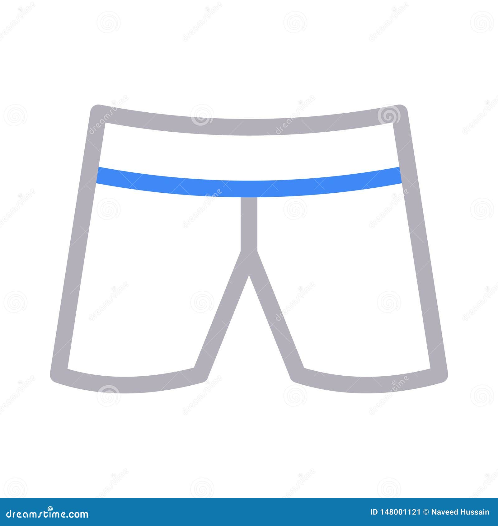 Nicker Thin Color Line Vector Icon Stock Vector - Illustration of ...