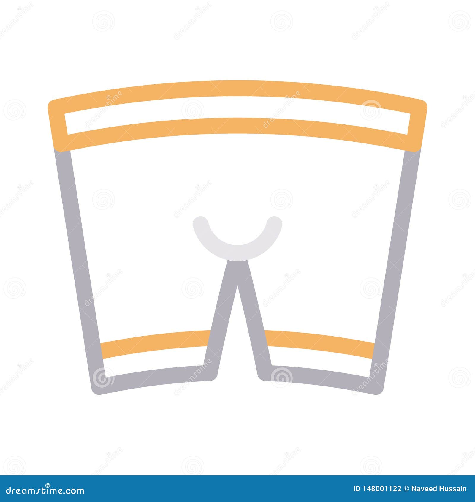 Nicker Thin Color Line Vector Icon Stock Vector - Illustration of clip ...