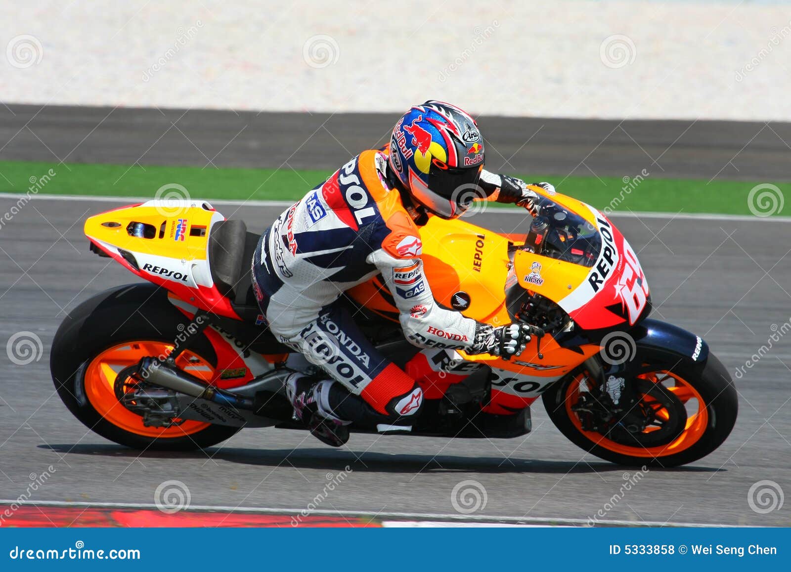 Nicky Hayden editorial stock photo. Image of single, racer - 5333858