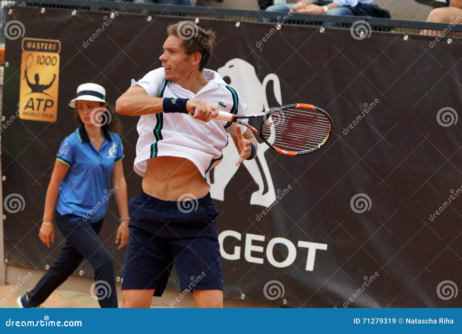 Nicolas Mahut (FRA) imagem de stock editorial. Imagem de esfera - 71279319