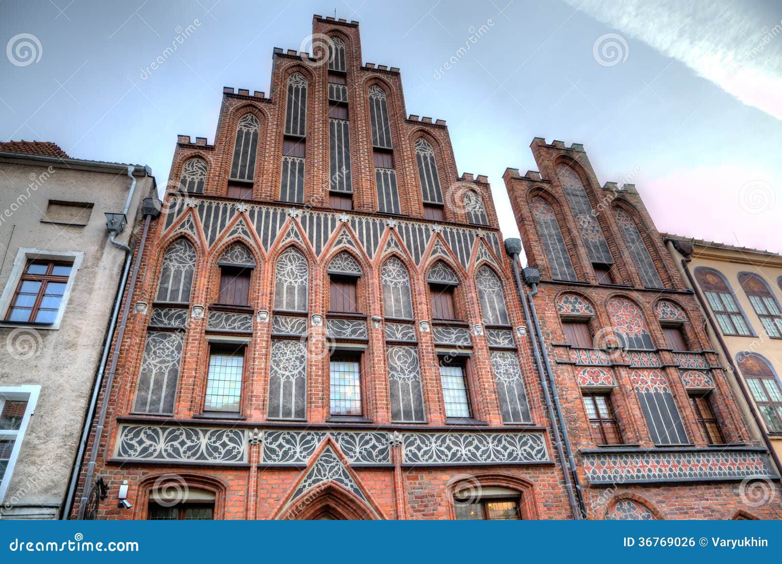 Nicolaus Copernicus House. Torun, Poland Stock Photo - Image of ...
