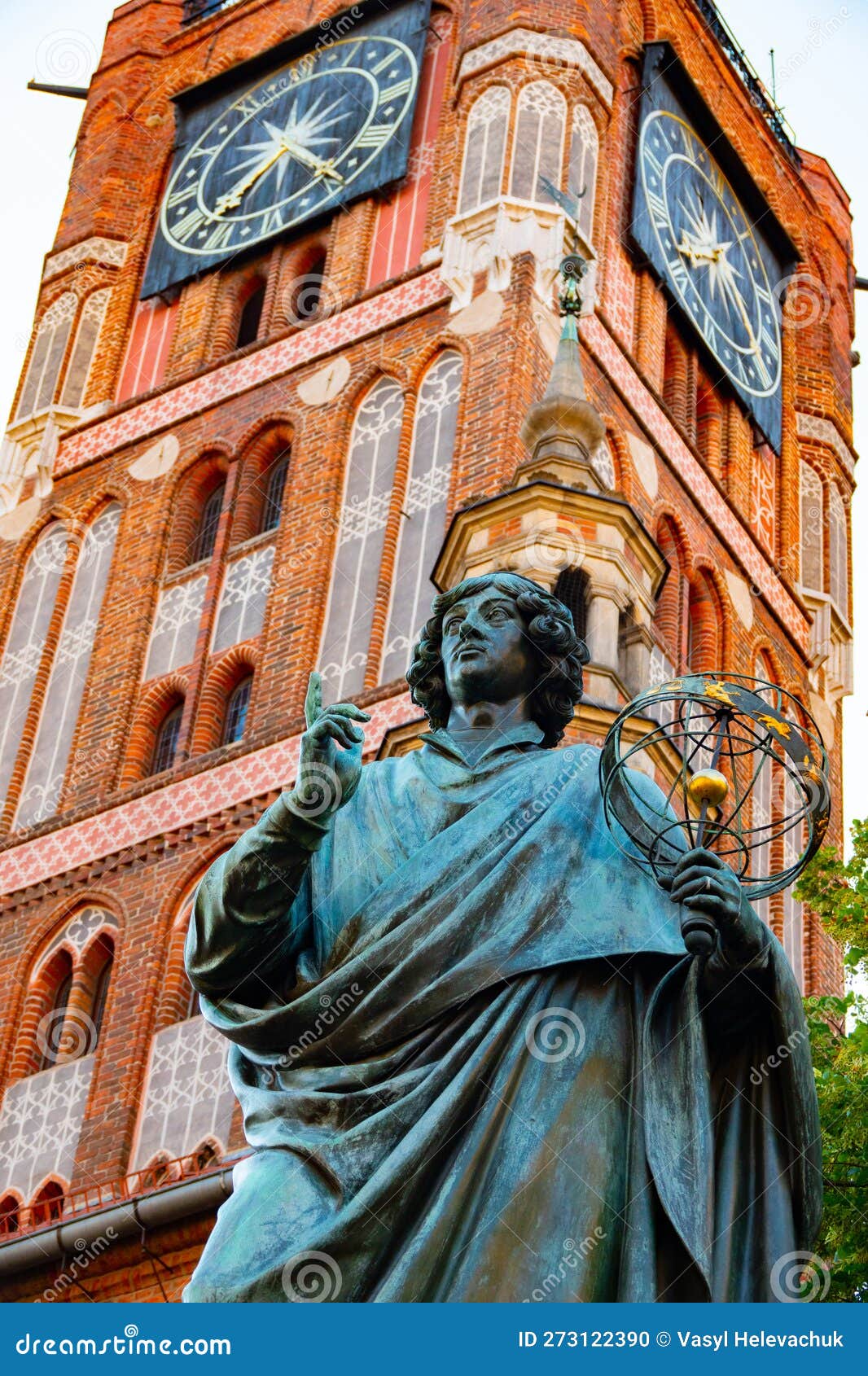 Nicolaus Copernicus Monument . Statue in Front of the Old Town Hall ...