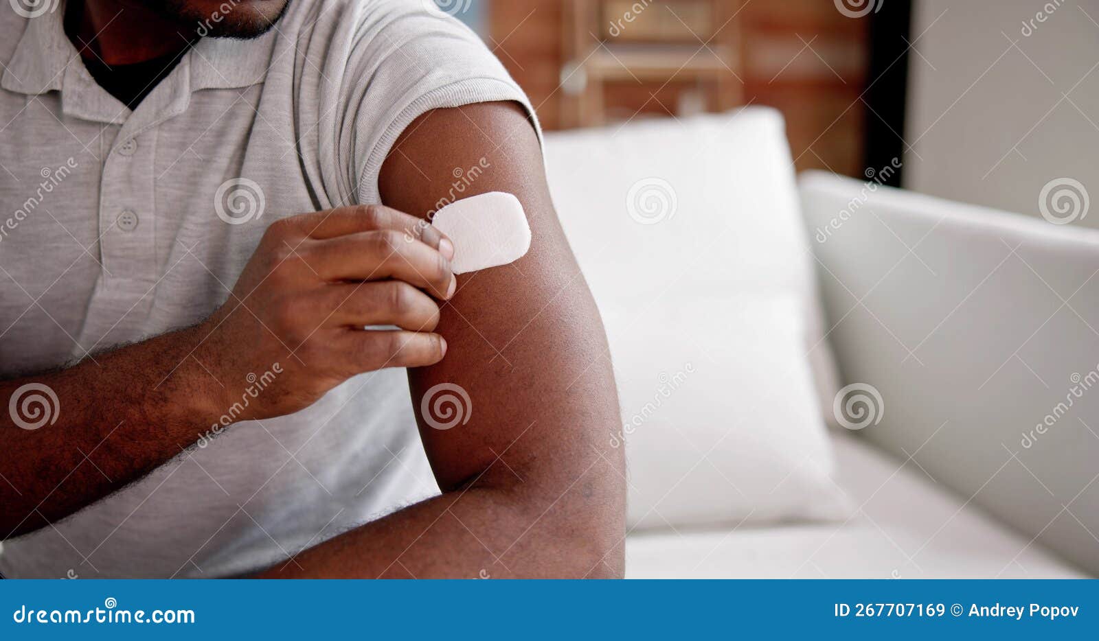 Nicotine Tobacco Patch. Stop Smoking Control Stock Image - Image of ...
