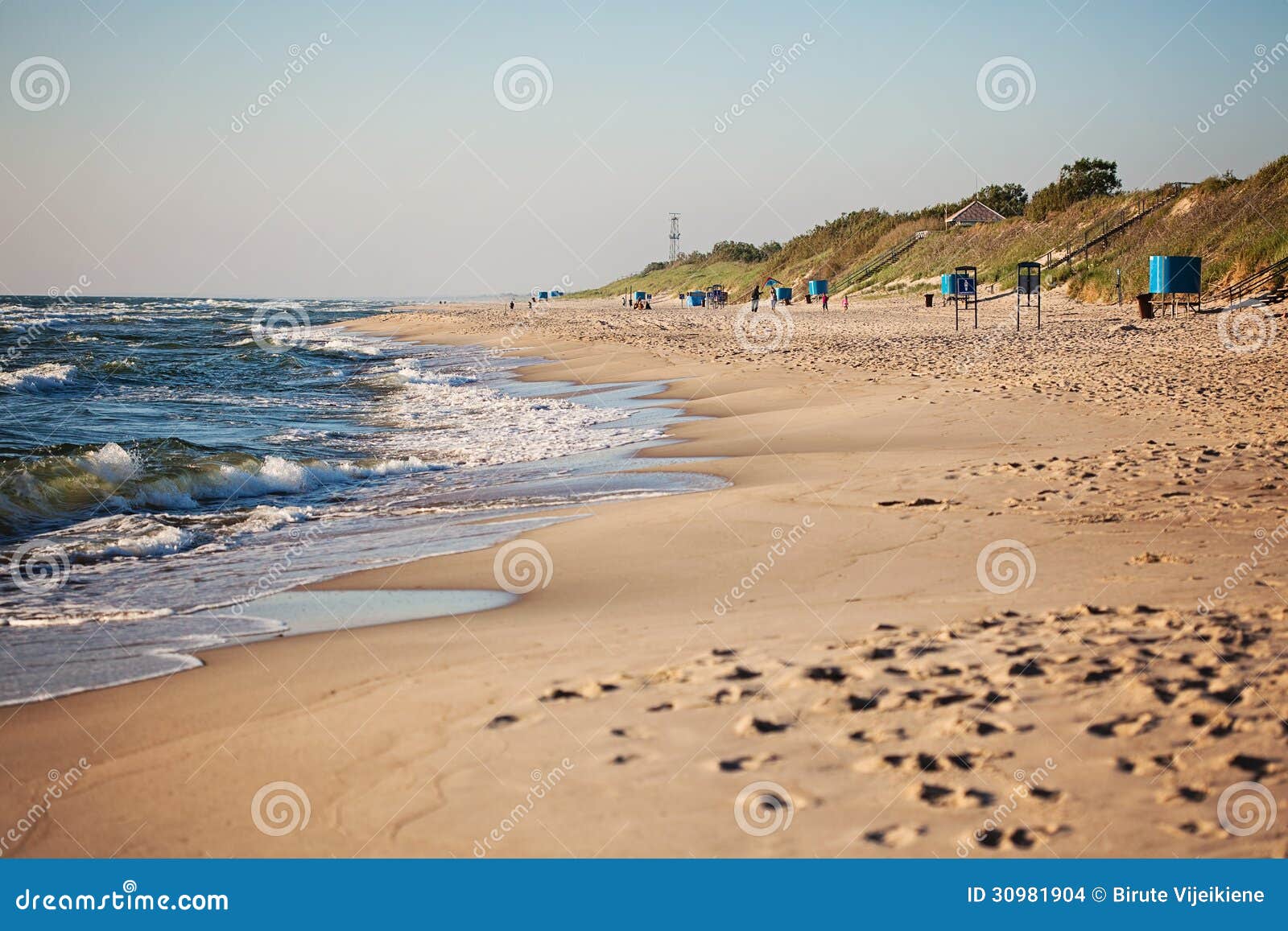 Nida beach stock photo. Image of baltic, dune, yellow - 30981904