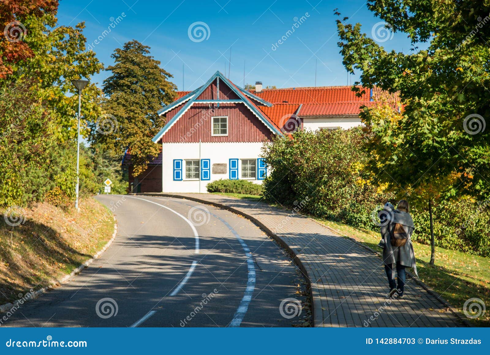 Nida city in Lithuania stock image. Image of nida, lithuania - 142884703