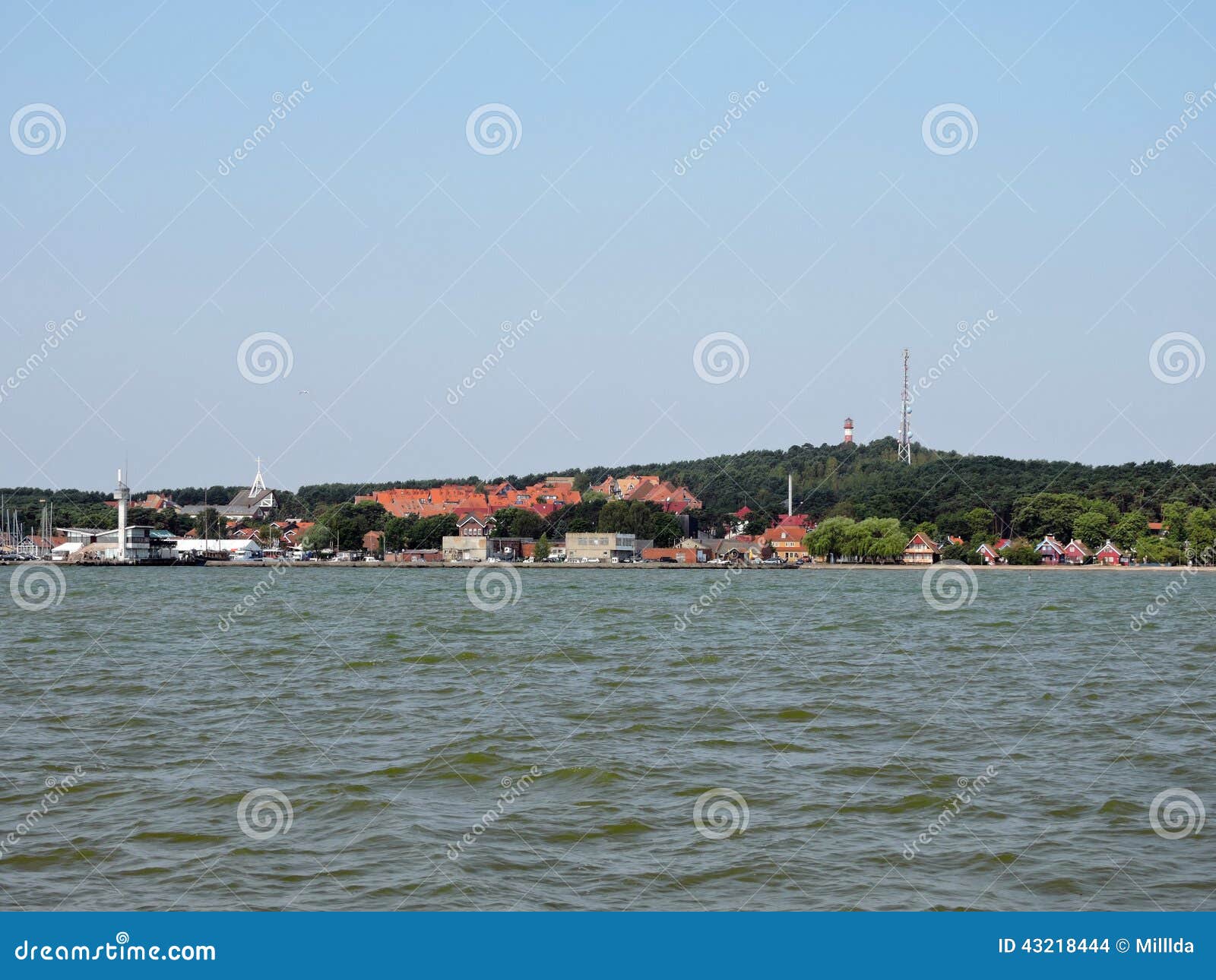 Nida City, Lithuania stock photo. Image of city, lithuania - 43218444