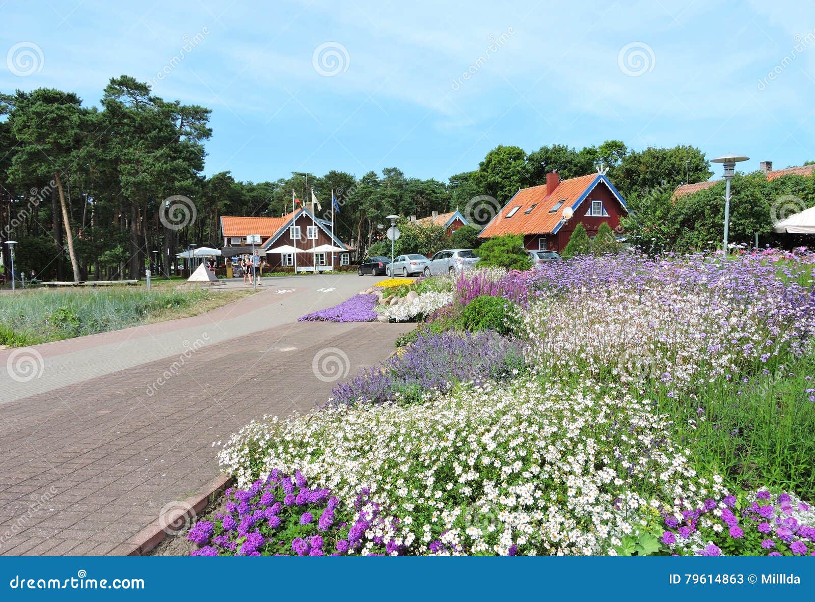 Nida Resort Town, Lithuania Editorial Stock Photo - Image of place ...