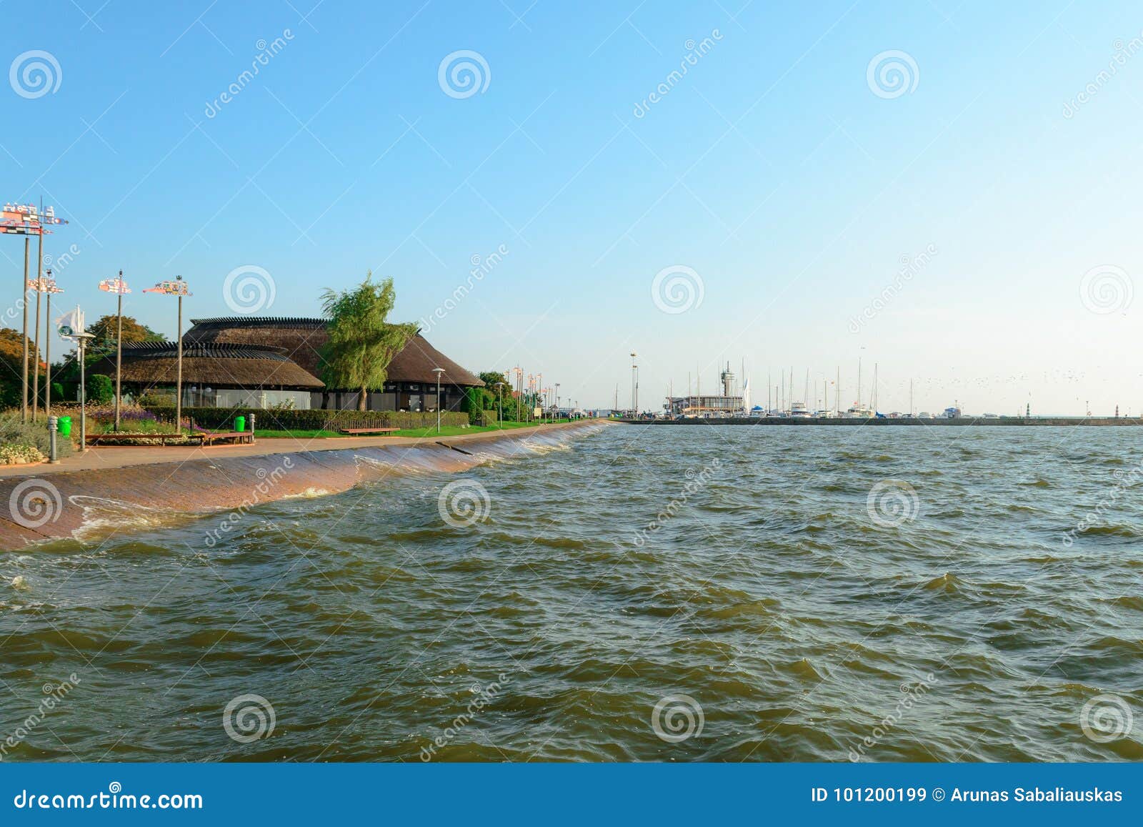 Nida town, Lithuania editorial stock image. Image of lithuania - 101200199