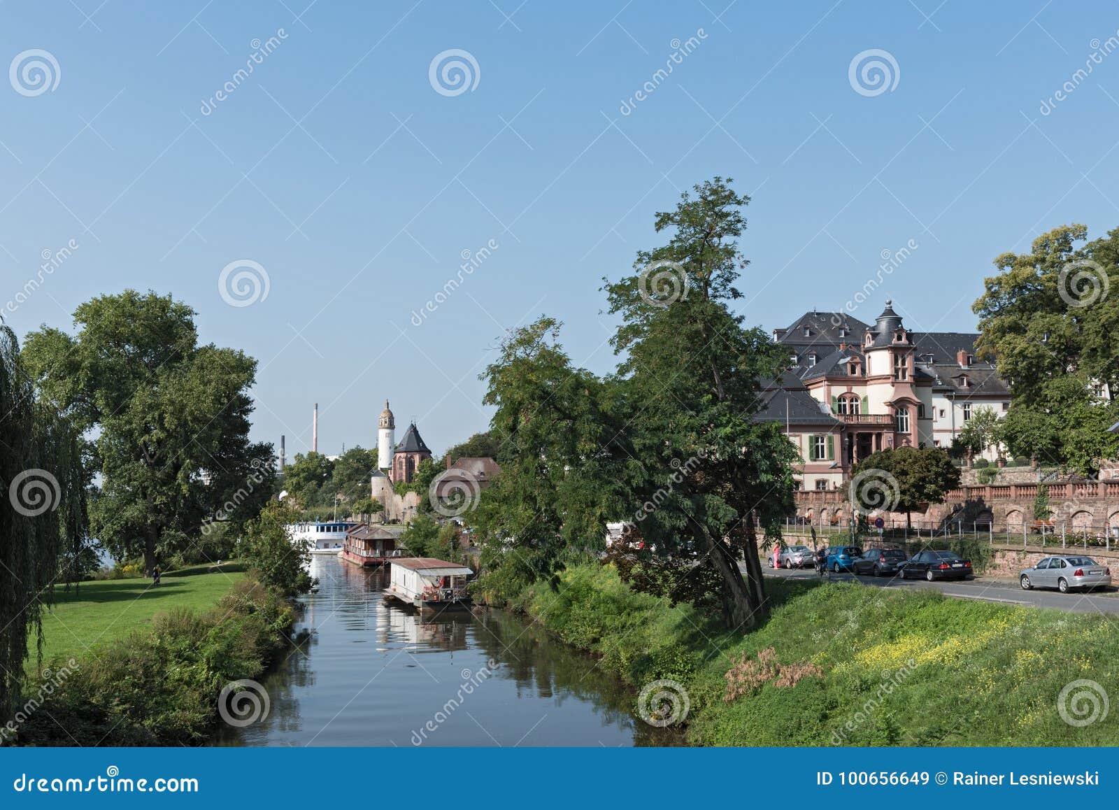The Nidda River Near Frankfurt Hoechst Editorial Stock Image - Image of ...