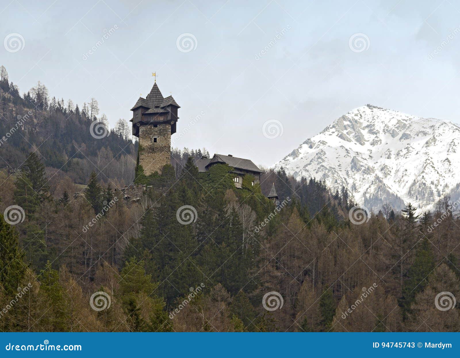 Niederfalkenstein Castle Barbican Stock Image - Image of sandstone ...