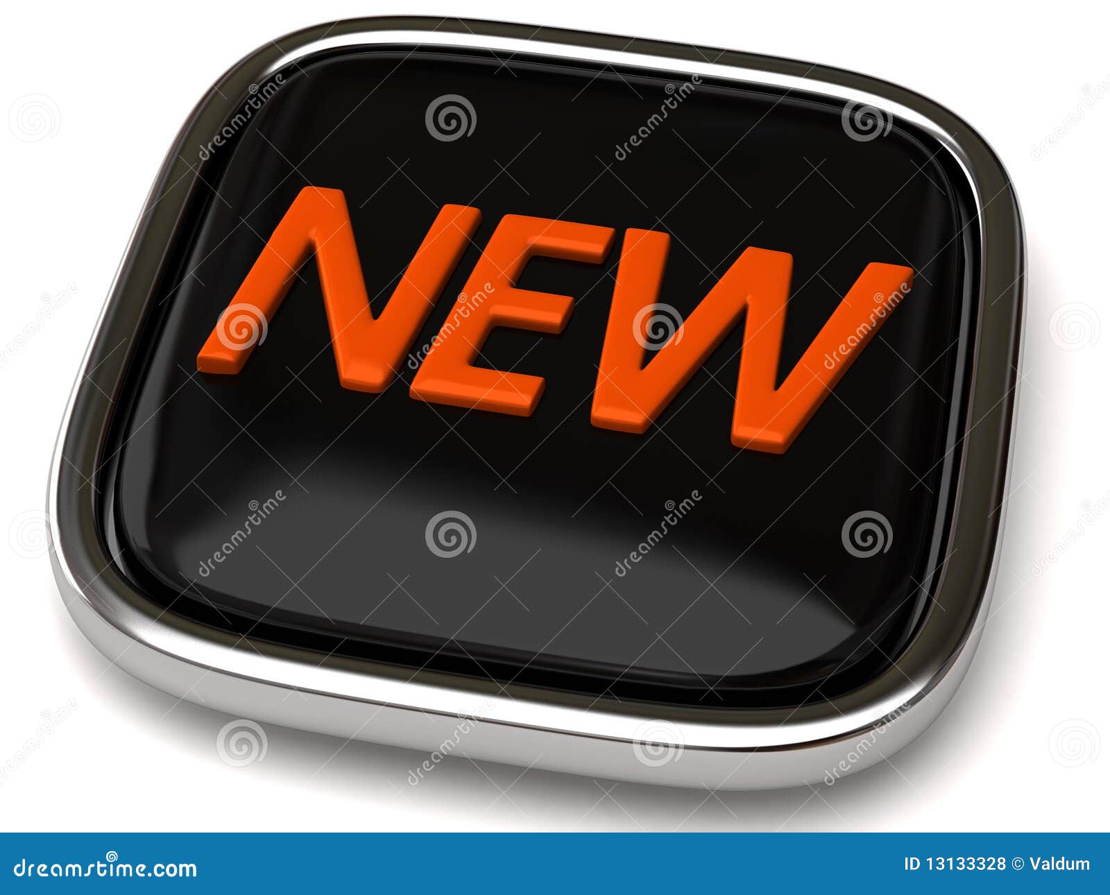 Nieuw pictogram stock illustratie. Illustration of afzet - 13133328