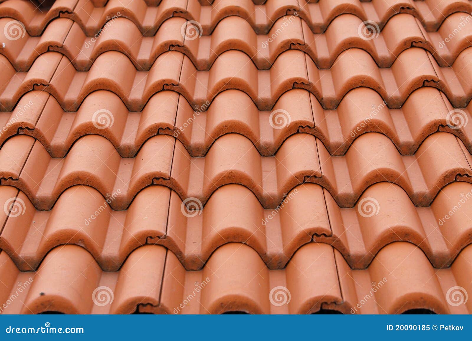 Nieuwe Bulgaarse daktegels stock afbeelding. Image of sinaasappel ...