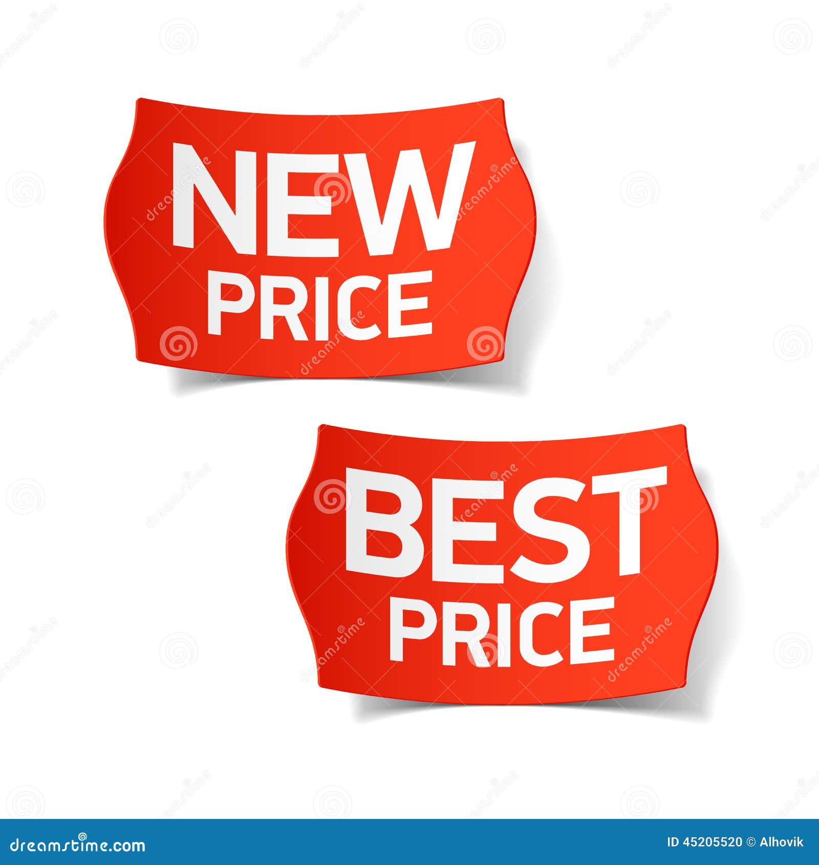 Nieuwe En Beste Prijsetiketten Vector Illustratie - Illustration of ...
