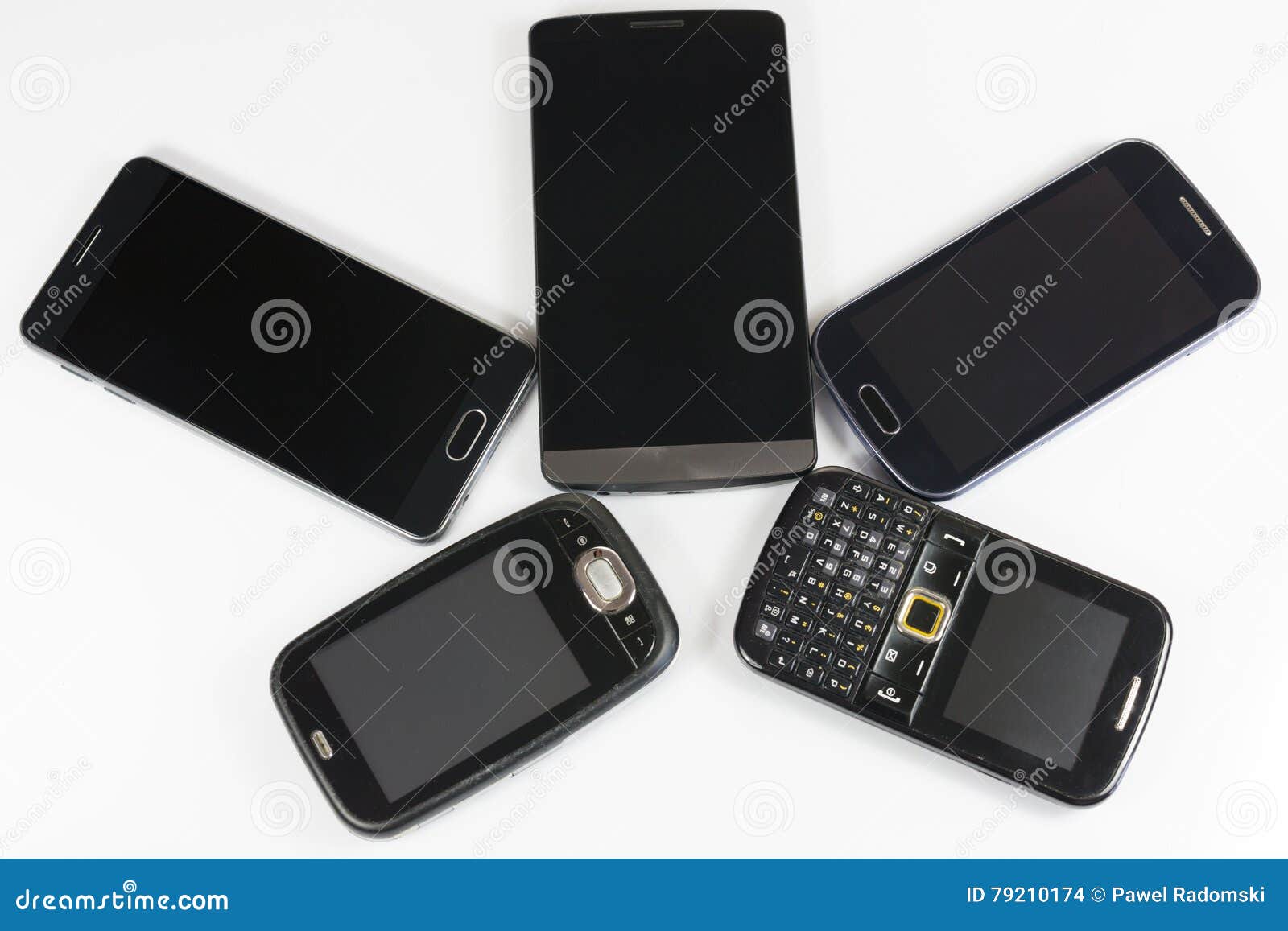 Nieuwe En Oude Mobiele Telefoons Stock Foto - Image of vuil, digitaal ...