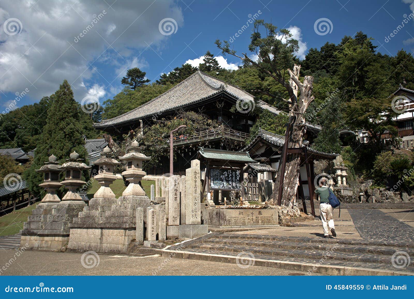 Nigatsu-do Buddhist Temple, Nara, Japan Editorial Stock Image - Image ...