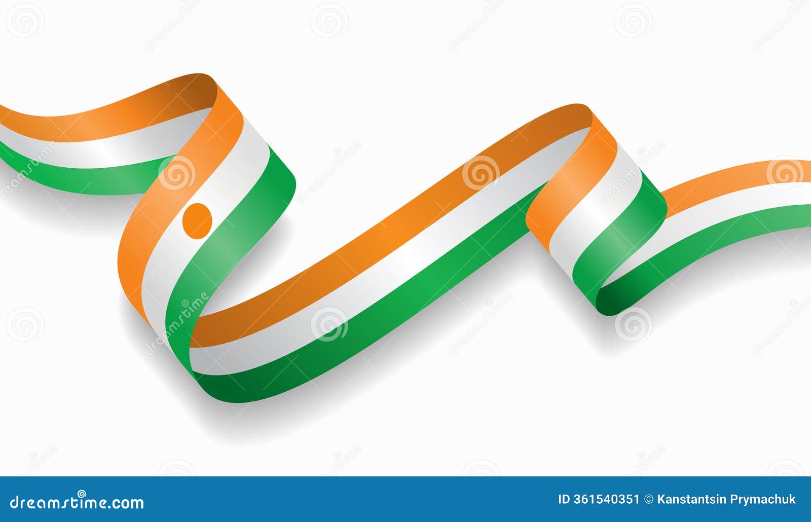 Niger Flag Wavy Abstract Background. Vector Illustration. Stock ...