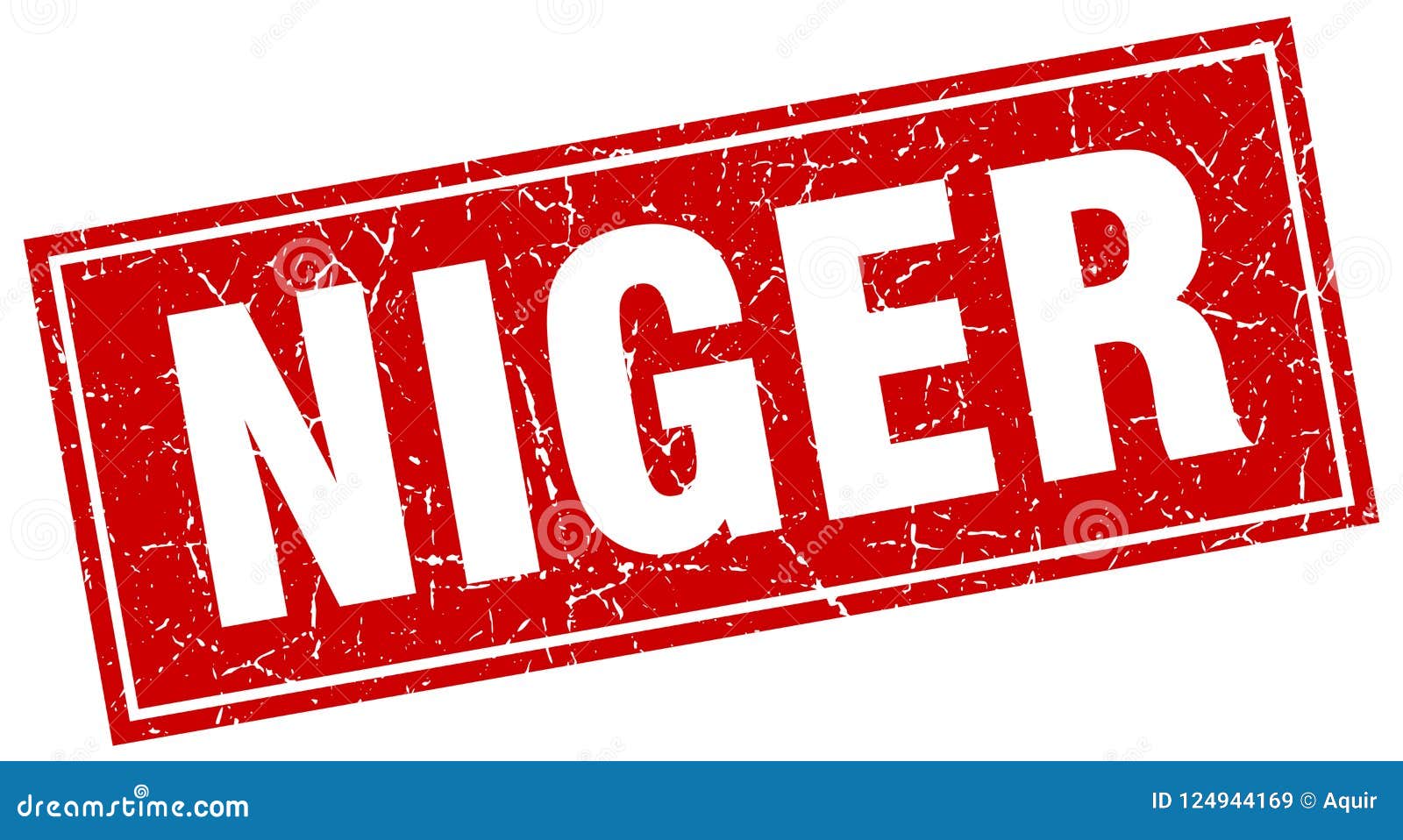 Niger stamp stock vector. Illustration of niger, texture - 124944169