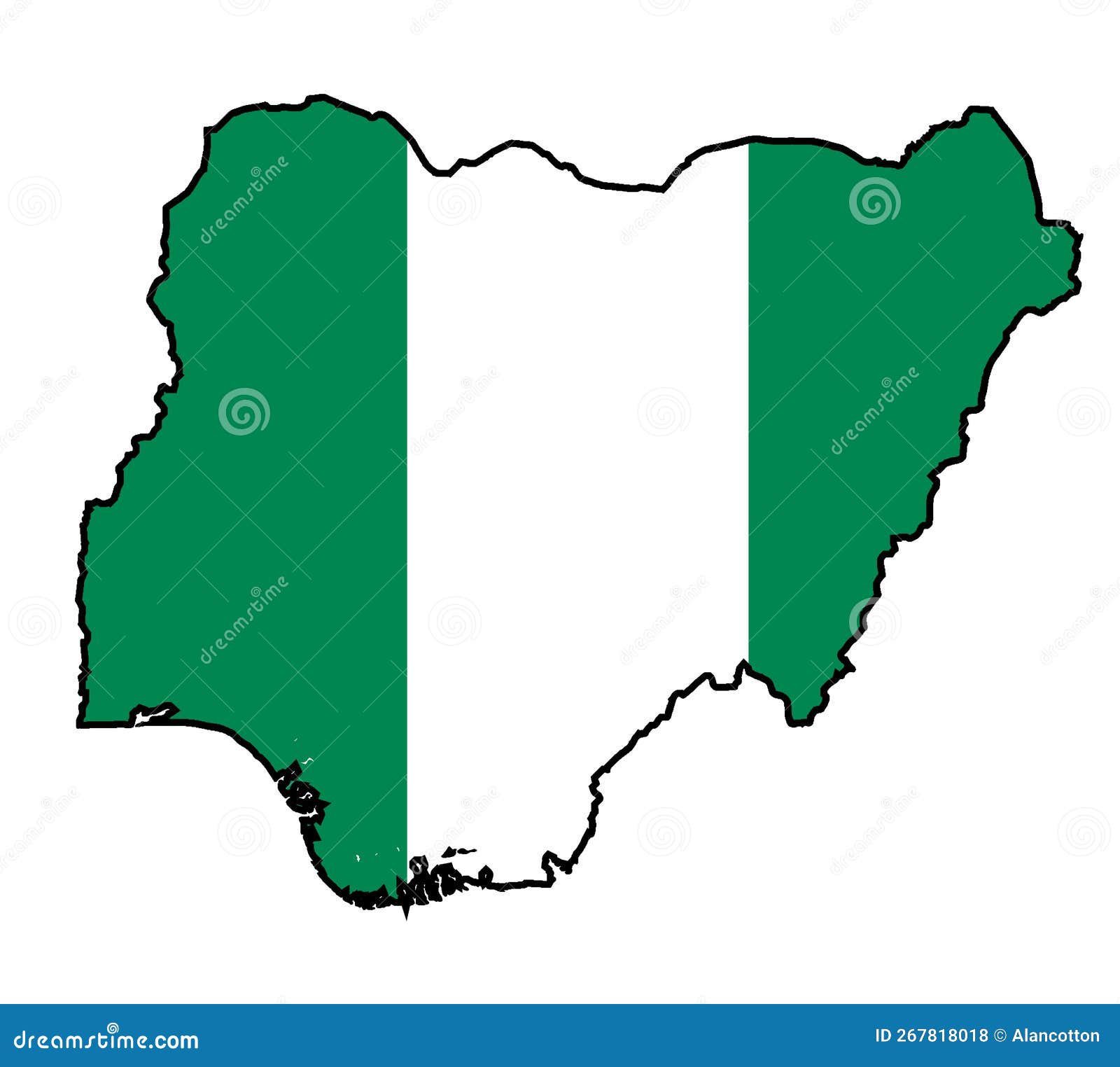 Nigeria Outline Map Cartoon Vector | CartoonDealer.com #267818019 Nigeria Outline Map Cartoon Vector | CartoonDealer.com #267818019