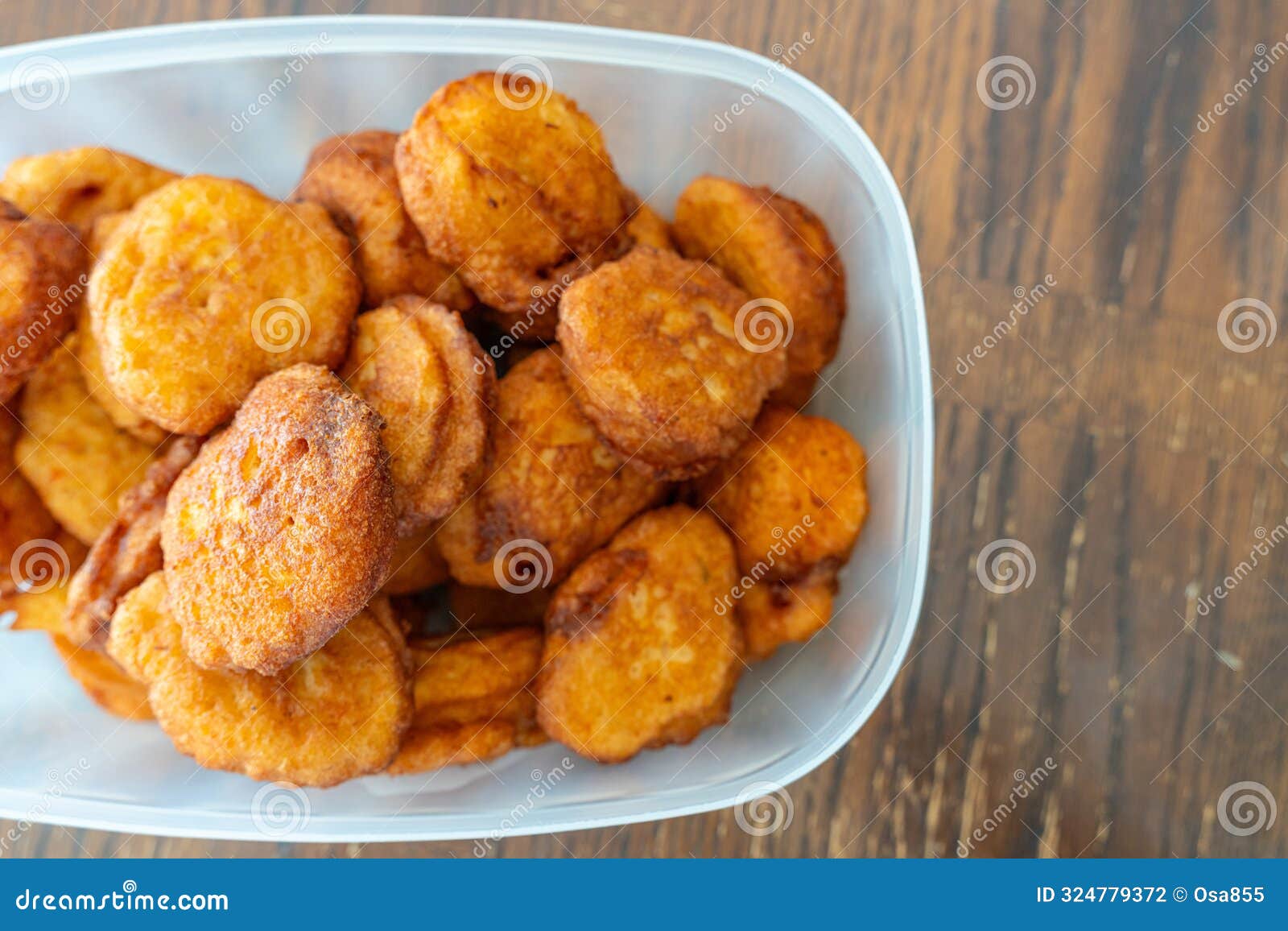 Nigerian Akara Beancakes Ready To Eat Stock Photo - Image of lunch ...