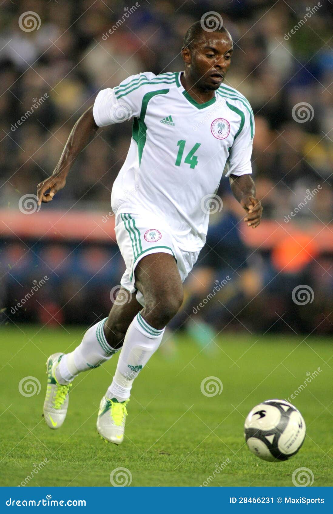 Nigerian player Sunday Mba editorial photo. Image of sport - 28466231